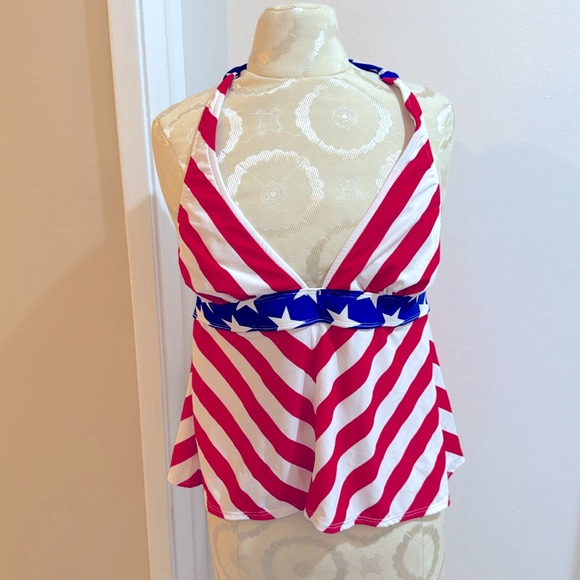 VENUS | Swim | Venus Tankini Stars Stripes Bikini Top S | Poshmark